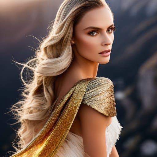 Golden locks - AI Generated Artwork - NightCafe Creator