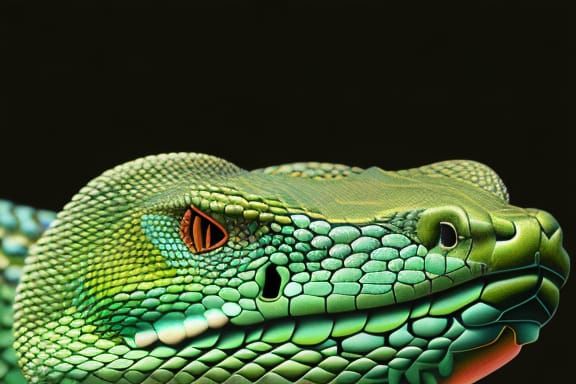 Snake - AI Generated Artwork - NightCafe Creator