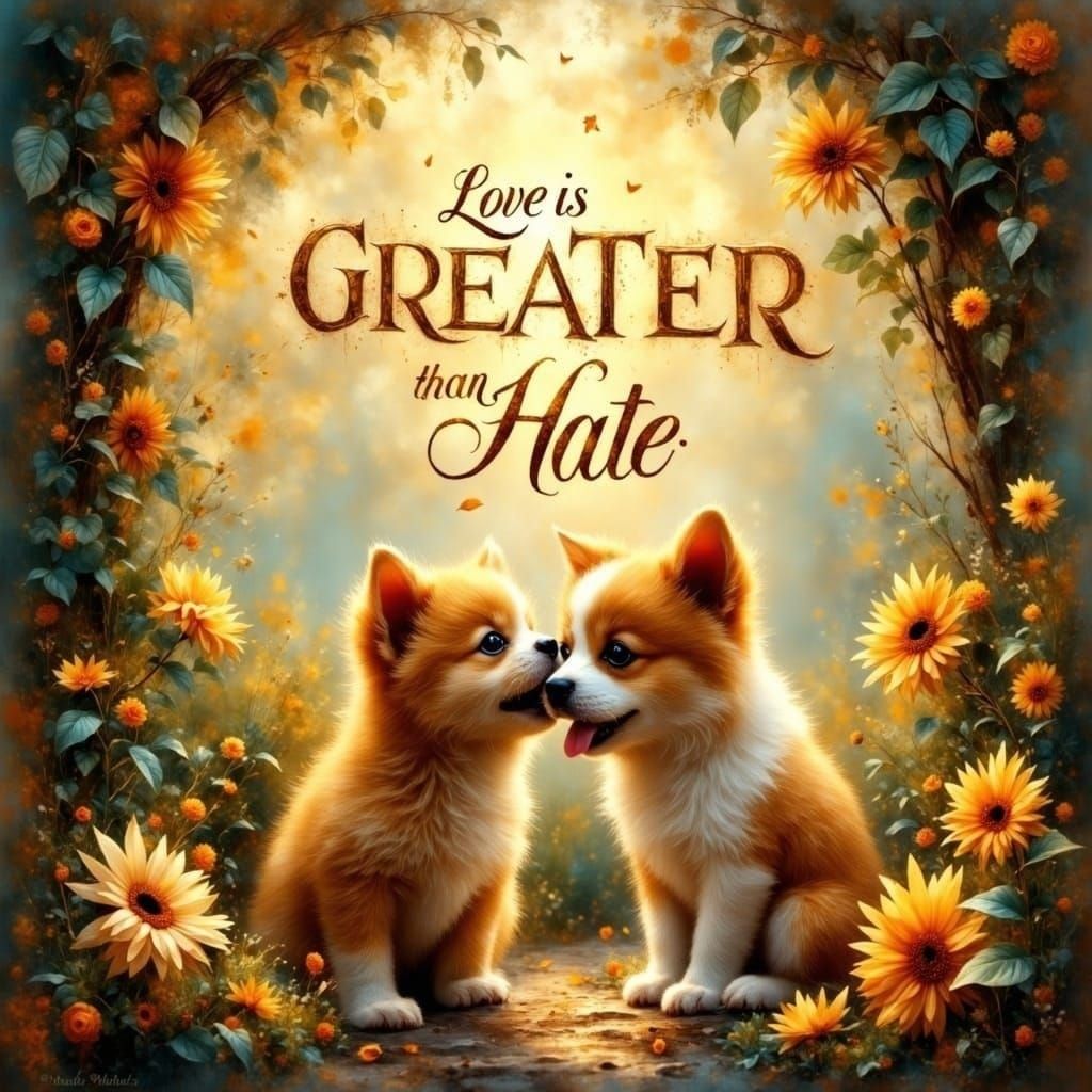 Love is GREATER than HATE - Whimsical Cuddle Scene in Dreaml...