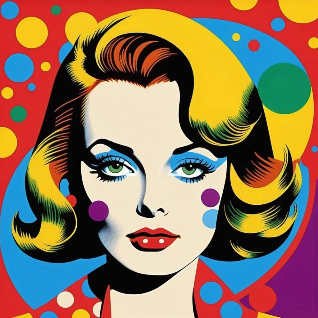 Ultimate Masterpiece of Pop art - Bold Pop Art Masterpiece w...