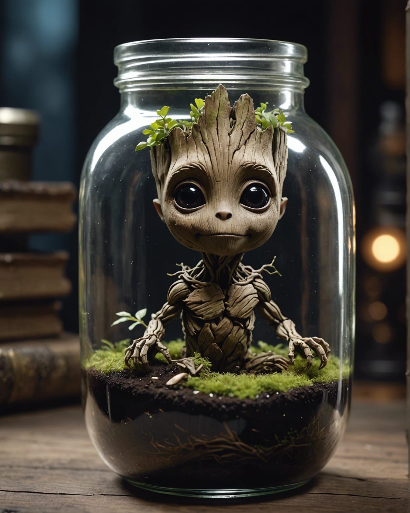 Growing a groot - AI Generated Artwork - NightCafe Creator