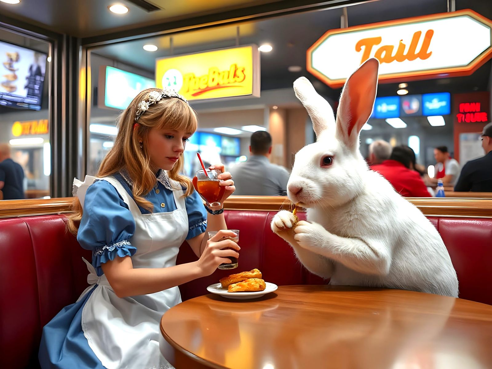 Alice Is Not In Wonderland - Alice in Wonderland Sips Soda w...