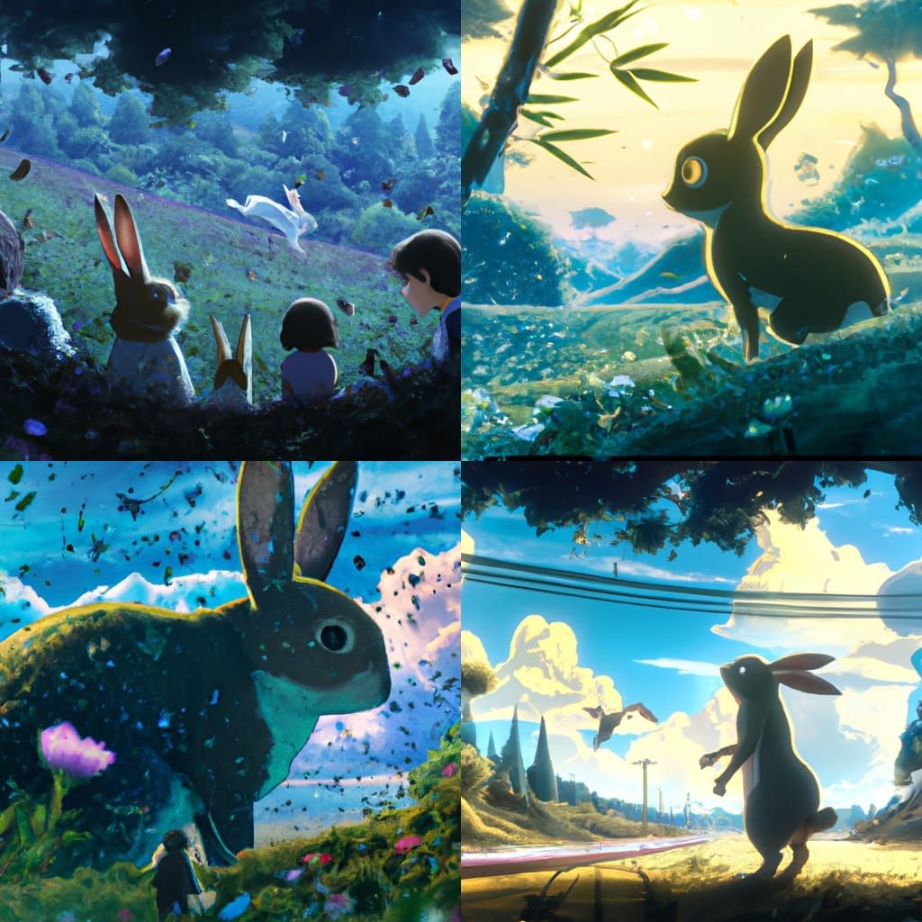 The Rabbit Folk - AI Generated Artwork - NightCafe Creator