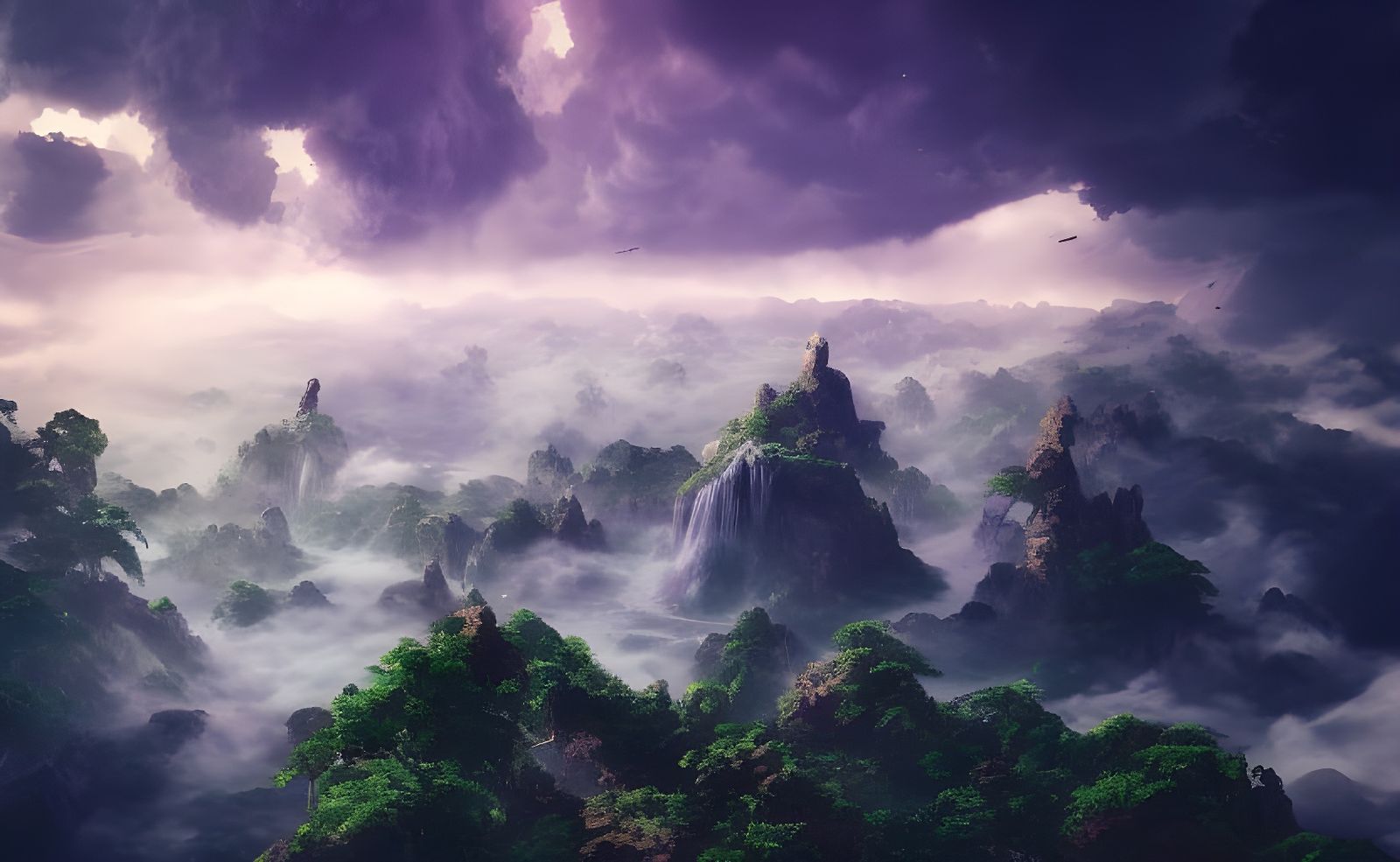 Sky Islands 3 - AI Generated Artwork - NightCafe Creator