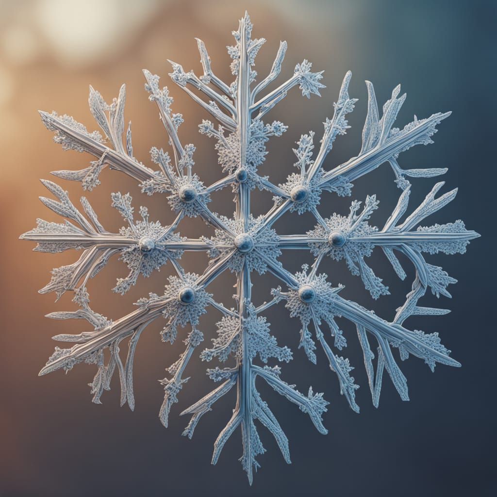 A snowflake - A snowflake