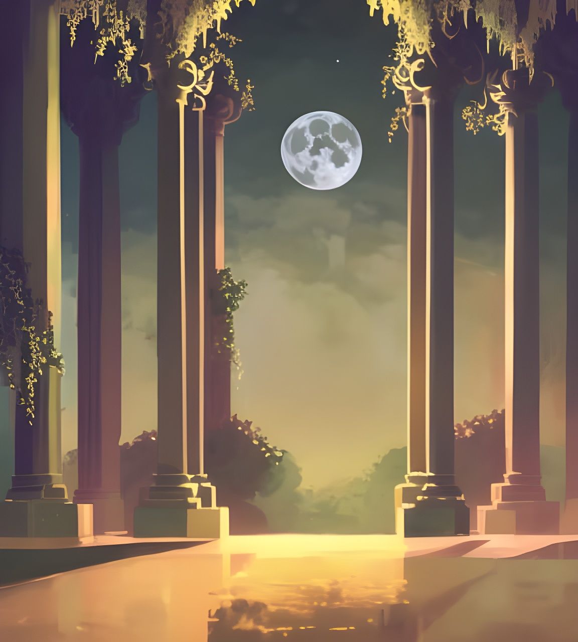 Temple of Selune - AI Generated Artwork - NightCafe Creator
