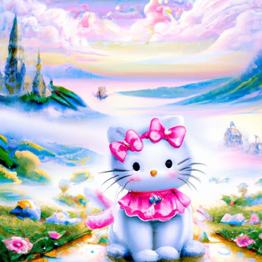 Hello Kitty - AI Generated Artwork - NightCafe Creator