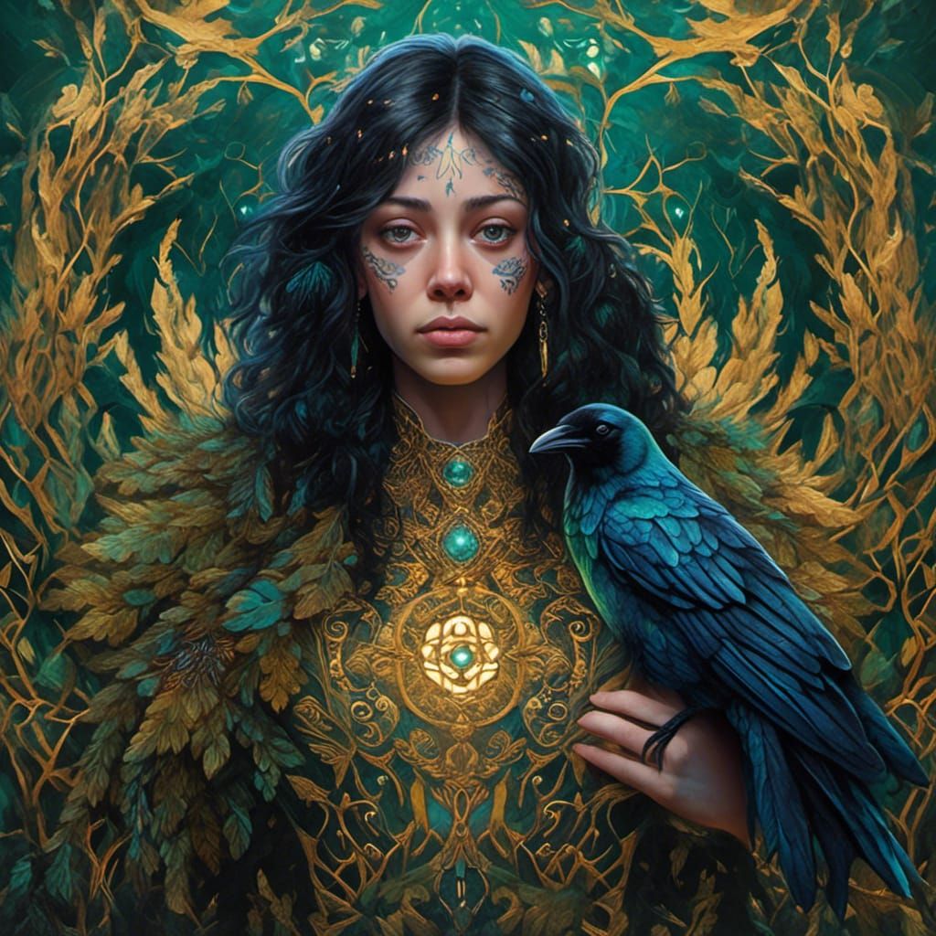 The Raven Keeper - AI Generated Artwork - NightCafe Creator