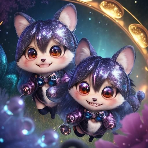 Cutest Little Chibis - AI Generated Artwork - NightCafe Creator