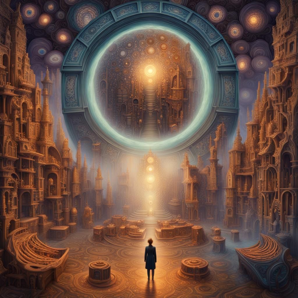 8K resolution, incredible depth, split lighting, trending on Art ...