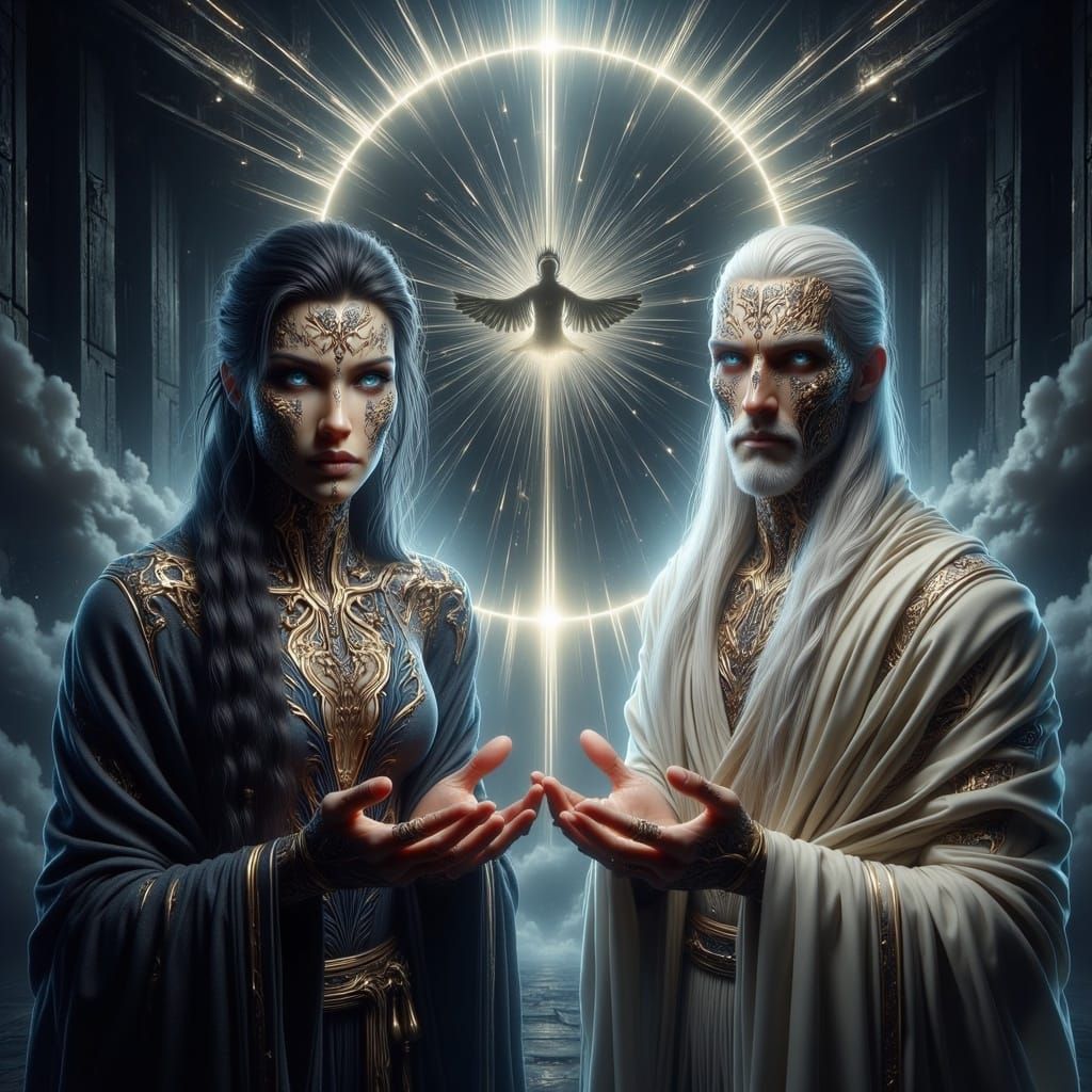 The Dual Tarot VIII "The Justice" IV