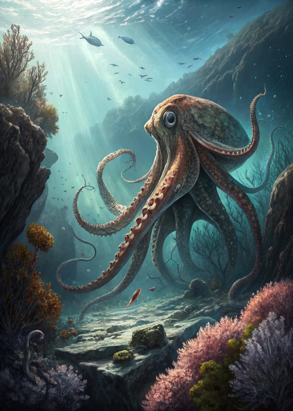 a prehistoric dangerous octopus - a prehistoric dangerous oc...