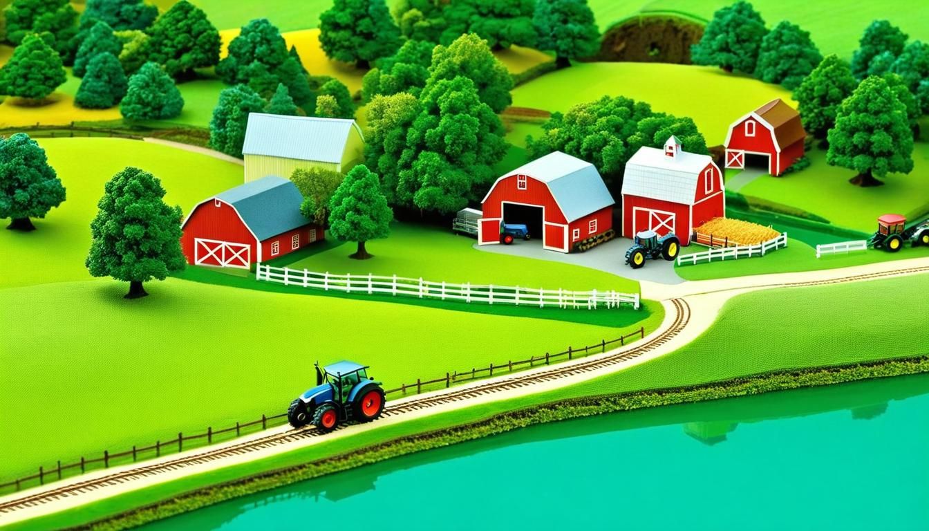 Farm - AI Generated Artwork - NightCafe Creator