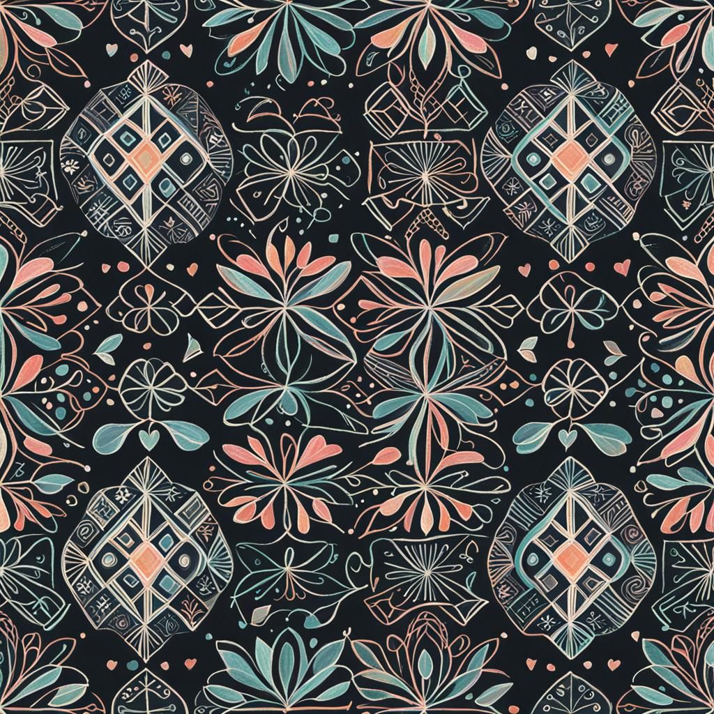 A pattern - AI Generated Artwork - NightCafe Creator