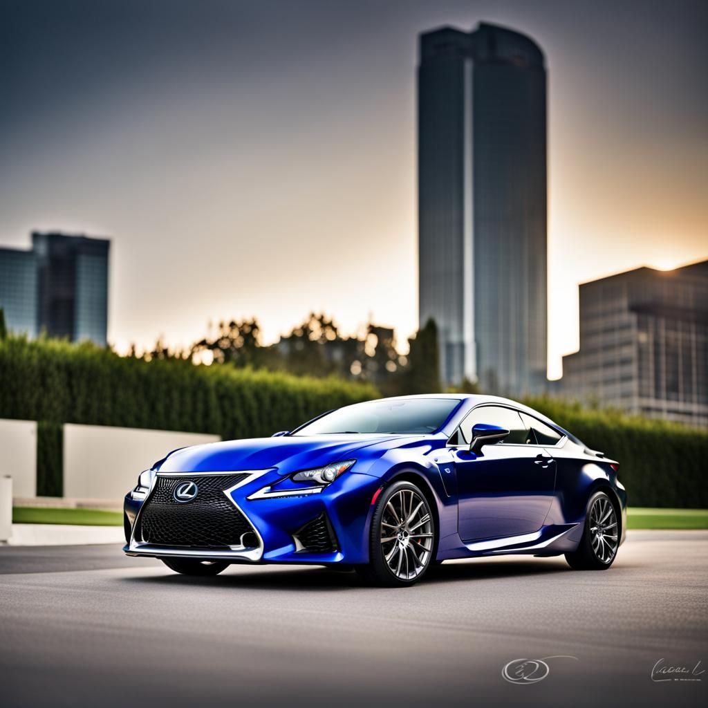 Lexus RCF - AI Generated Artwork - NightCafe Creator