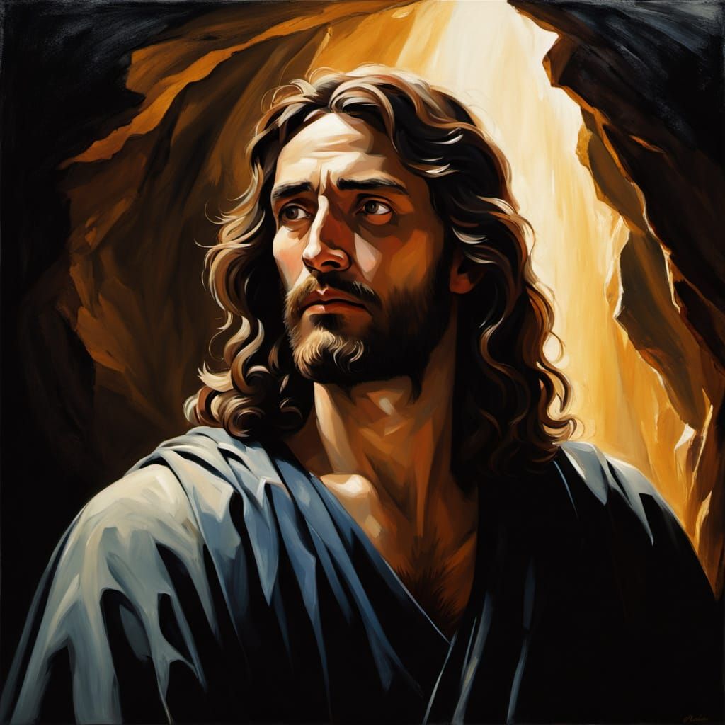 Triumphant Christ in Baroque Splendor - AI Art