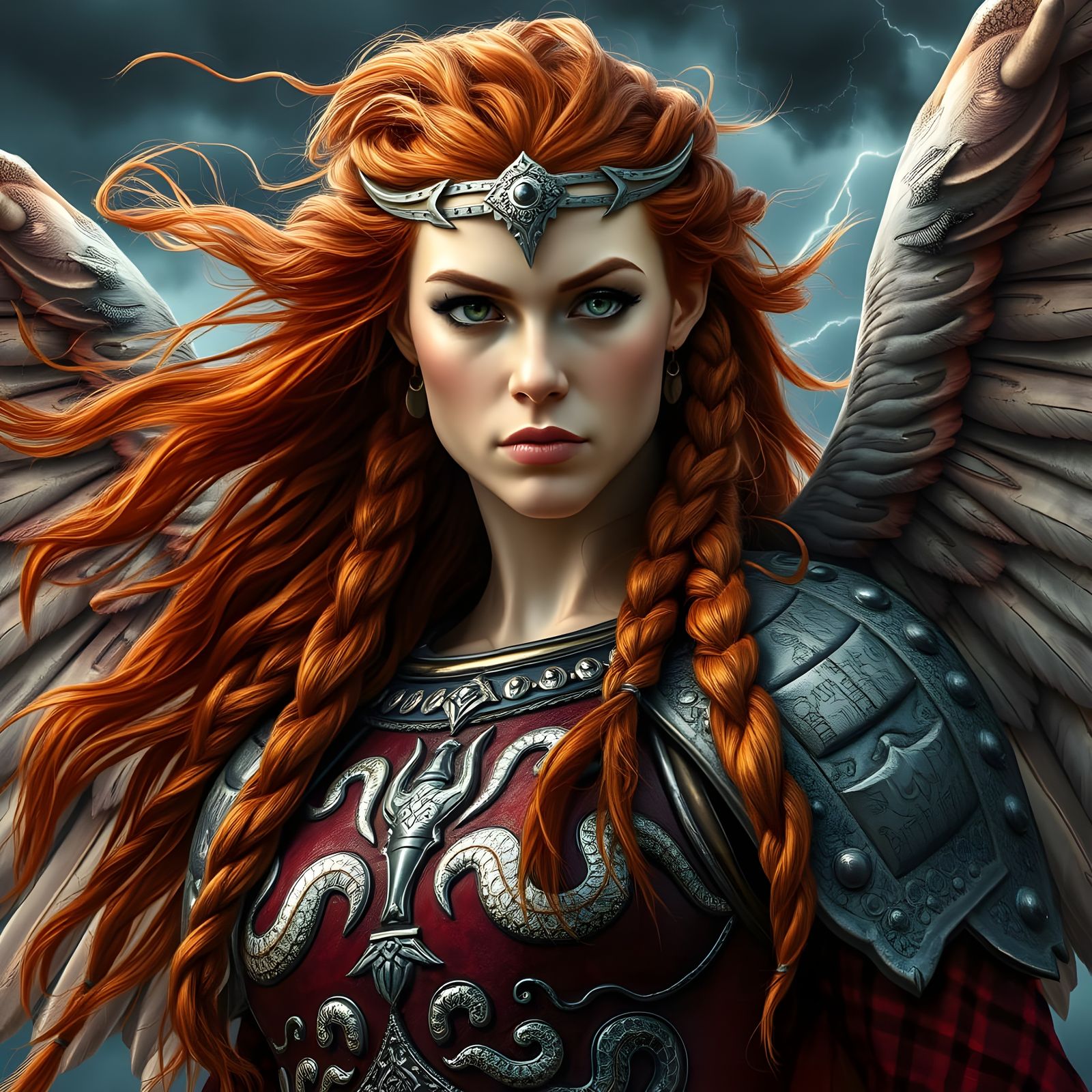 The Valkyrie; strong, beautiful and wild