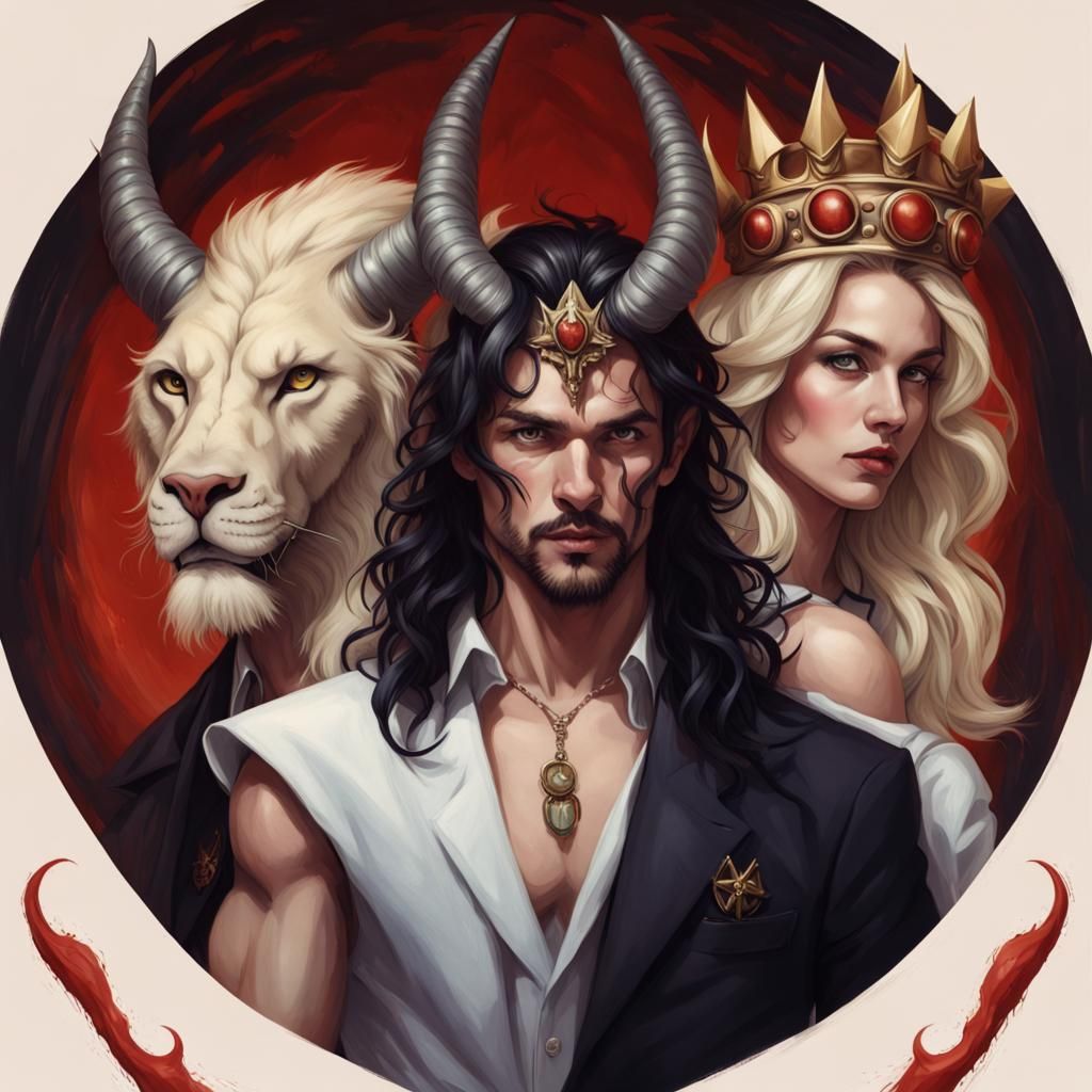 Three Goetic demons; President Marbas, King Belial and Queen Astaroth ...