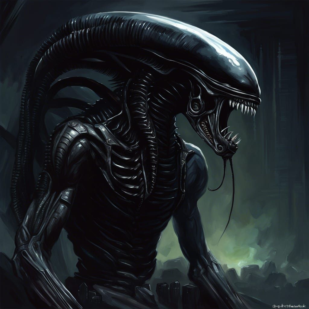 ALIEN #1 - AI Generated Artwork - NightCafe Creator