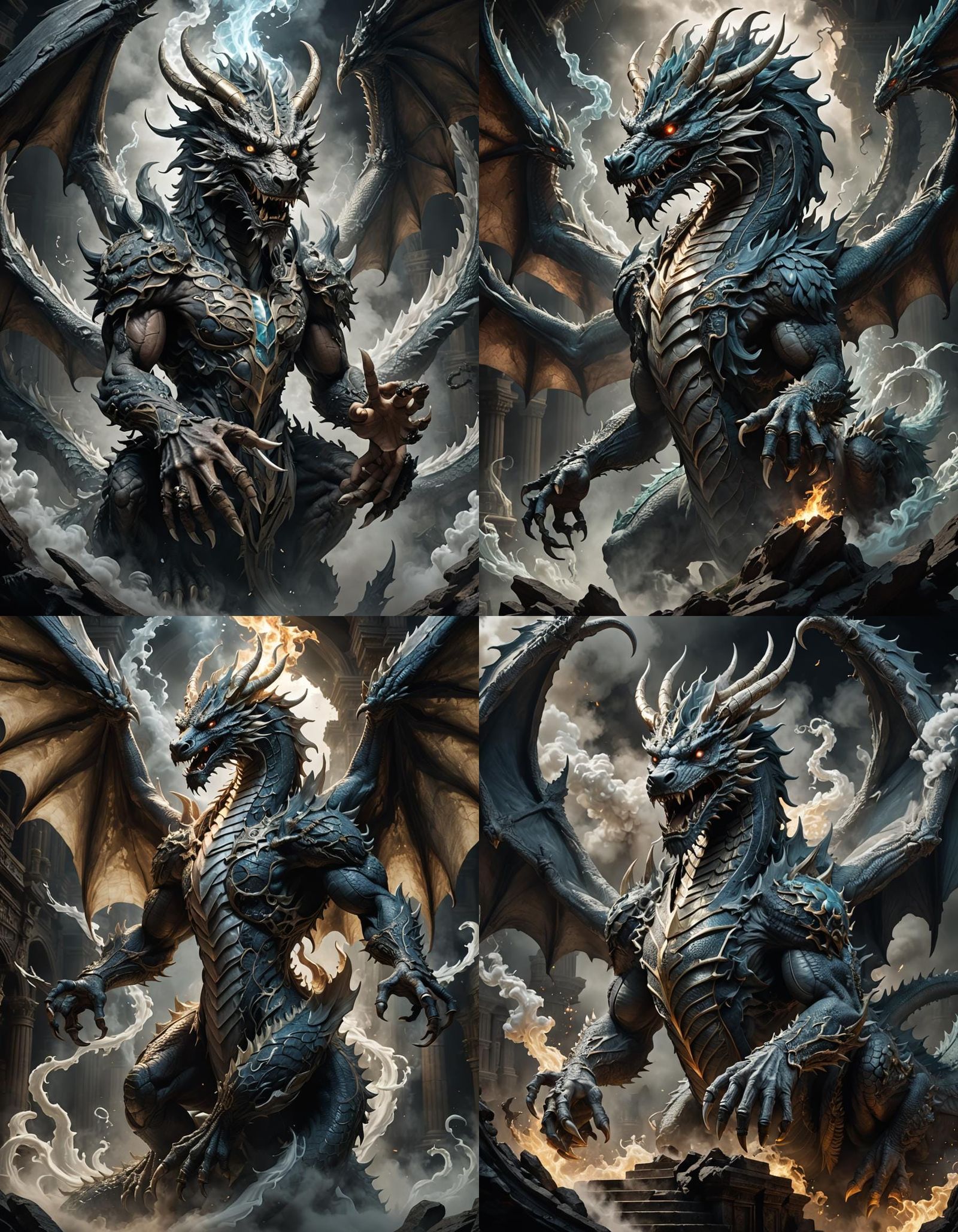 Mist Dragon - AI Generated Artwork - NightCafe Creator