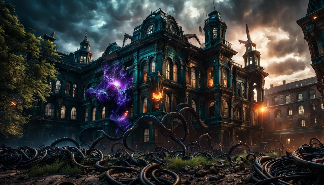 Arkham Asylum - AI Generated Artwork - NightCafe Creator