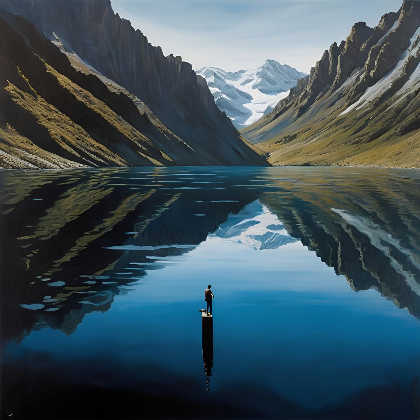 The shape of the reflection - AI Generated Artwork - NightCafe Creator