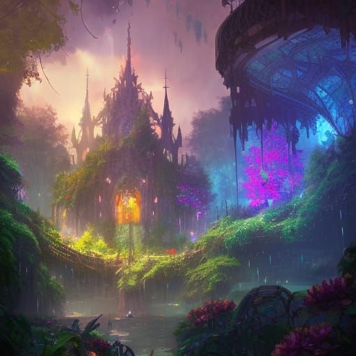 Fantasy Kingdom (challenge) - AI Generated Artwork - NightCafe Creator