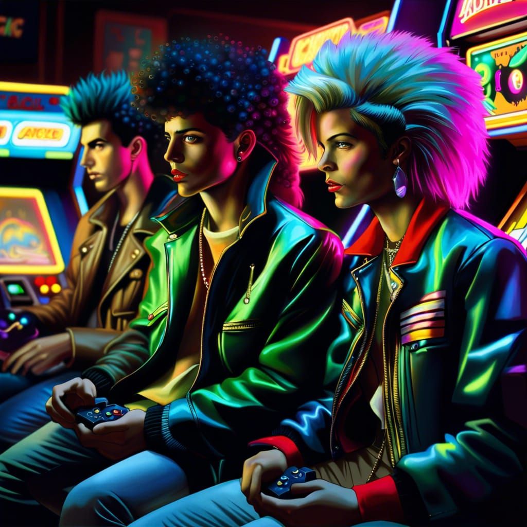 '80s Decade - AI Generated Artwork - NightCafe Creator