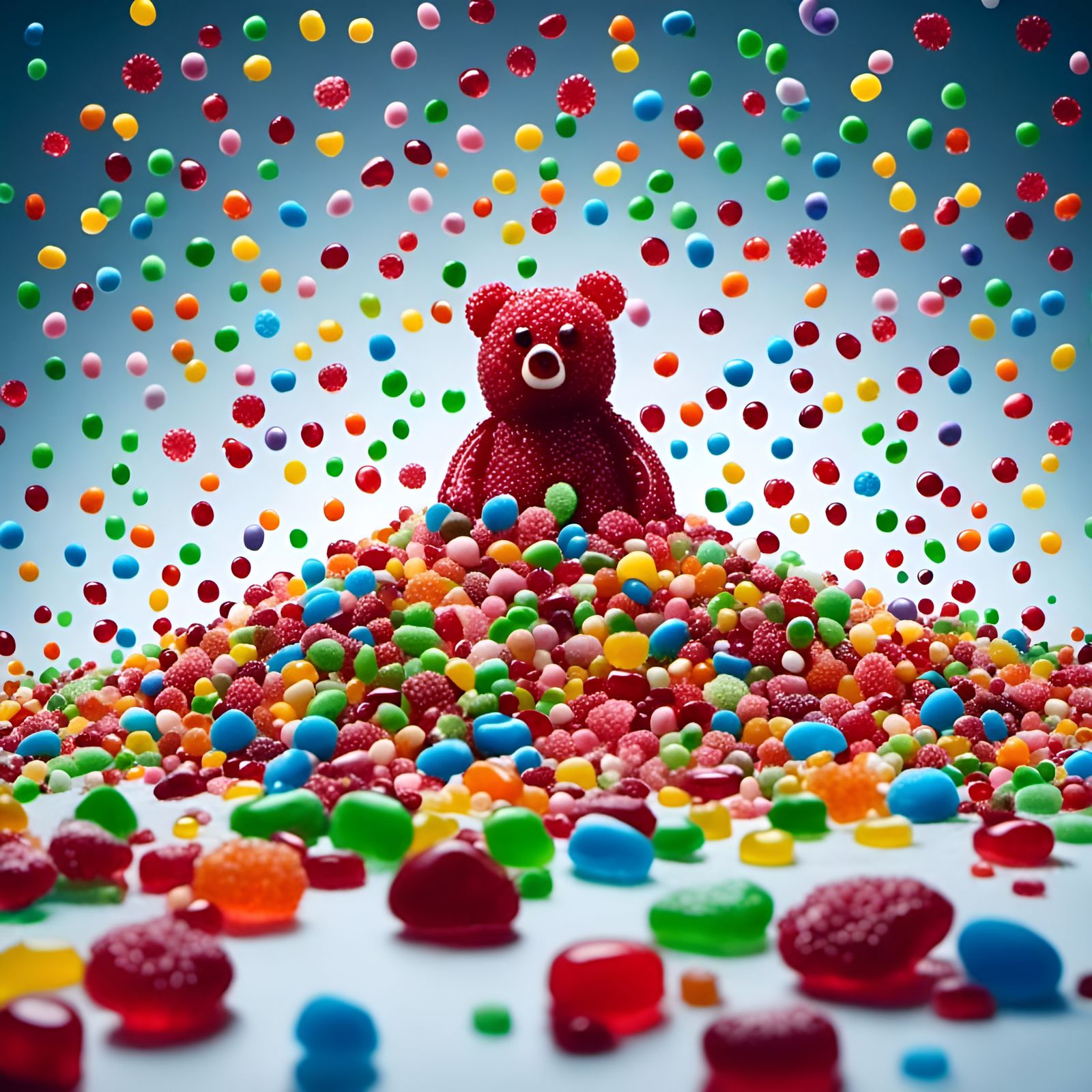 Buried Berry Bear - AI Generated Artwork - NightCafe Creator