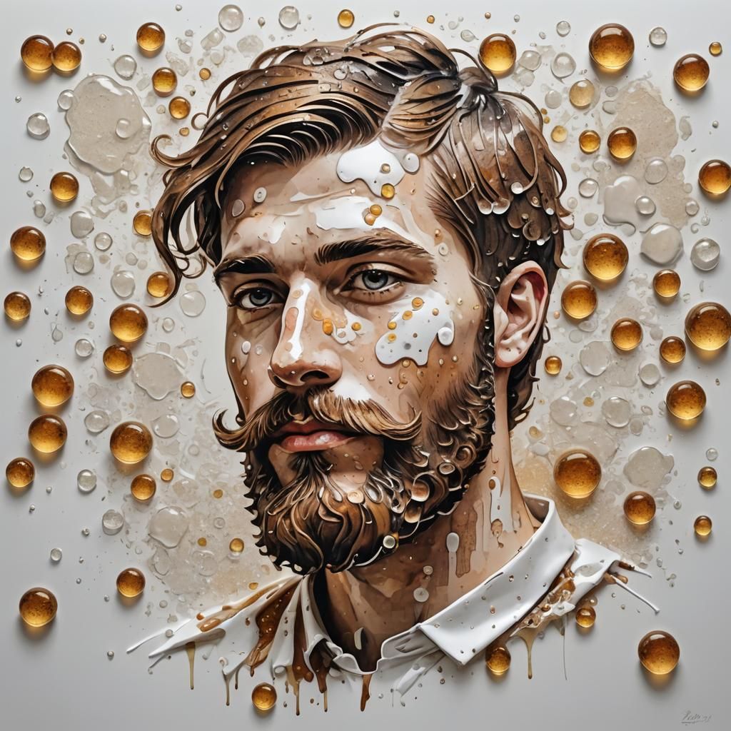 Handsome man portrait - AI Generated Artwork - NightCafe Creator