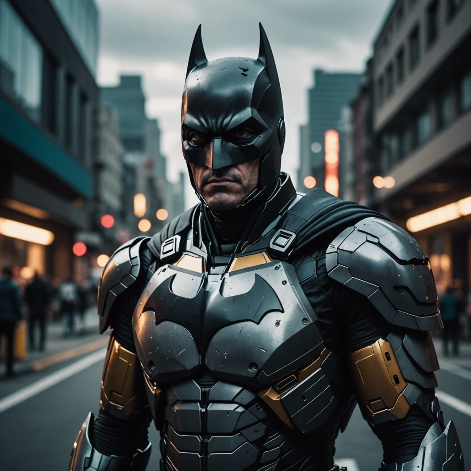 futuristic realistic Batman in Ironman suit 8k full details - AI ...
