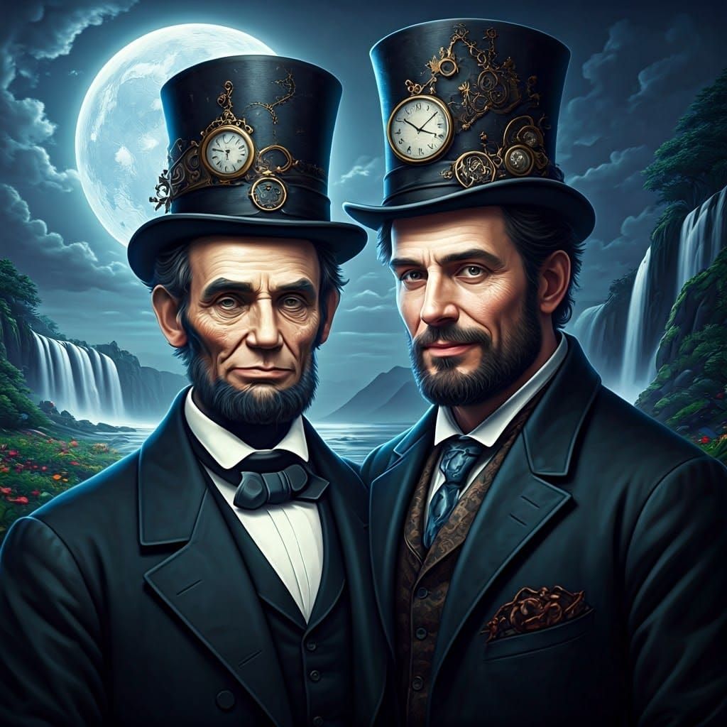 Surreal Portrait of a Time Traveling Wizard under ... - AI Art