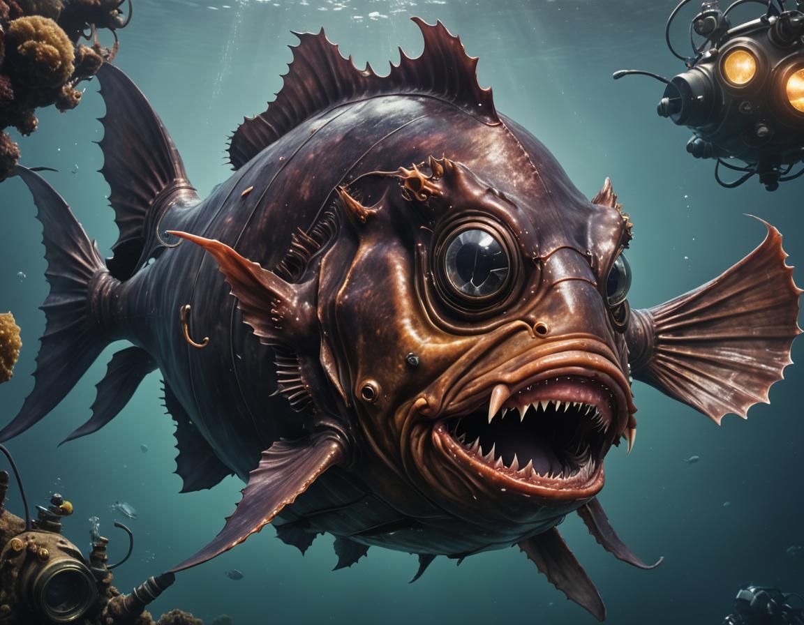 Deep sea exploration - AI Generated Artwork - NightCafe Creator