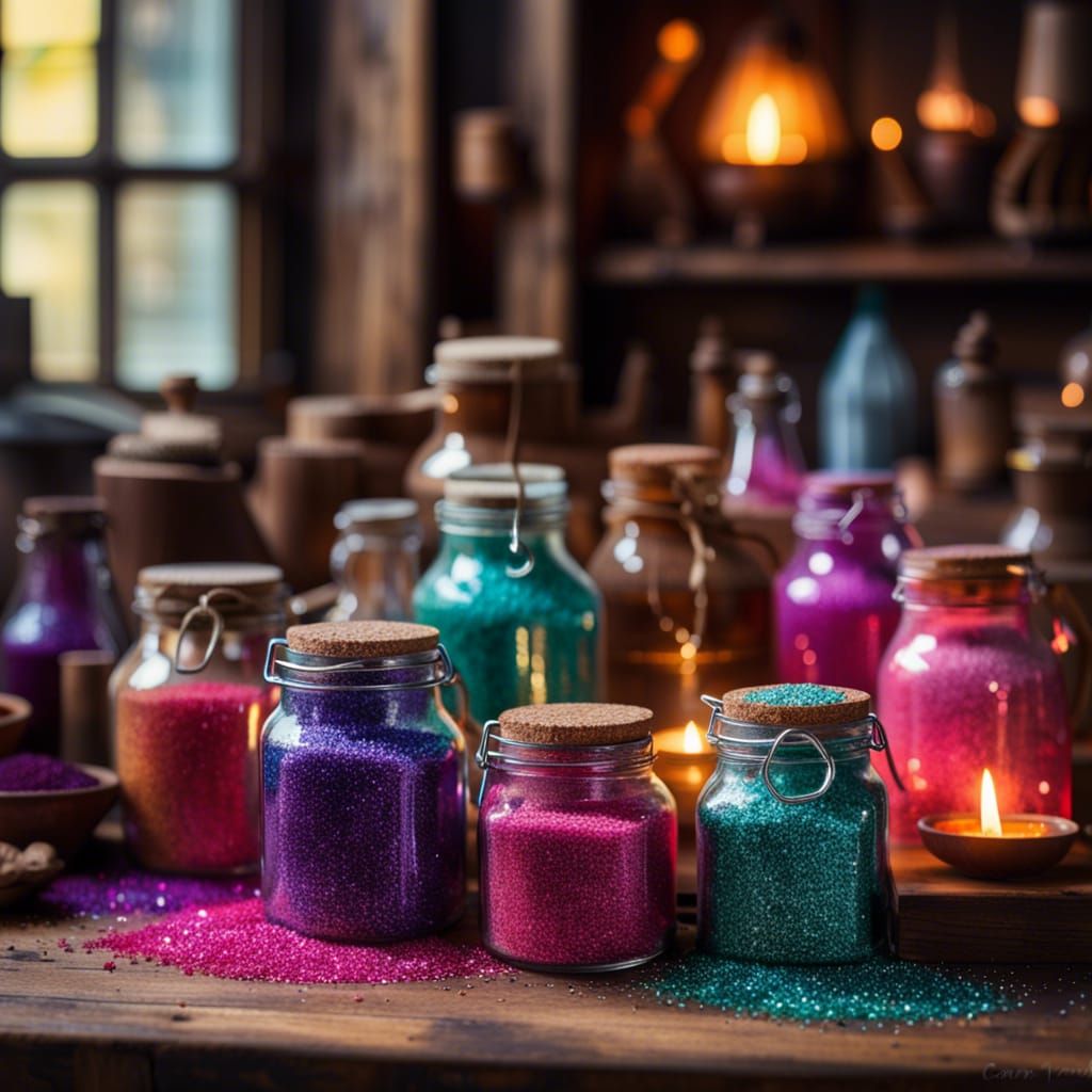 Glitter Store 2 - AI Generated Artwork - NightCafe Creator