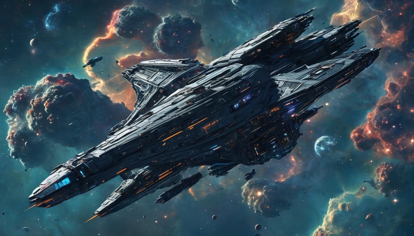 Star Cruiser Decoupling after Prionic Re-Fueling