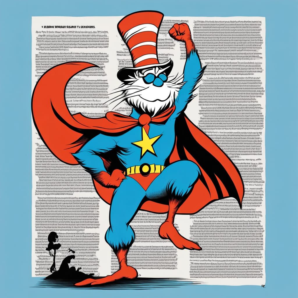 Superhero by Dr. Seuss - Whimsical Dr. Seuss-Inspired Superh...