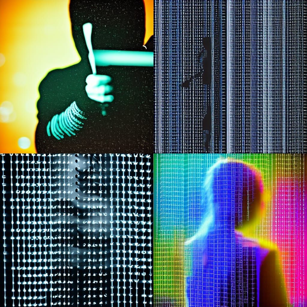 Sting from Police, ASCII glitch FX, - AI Generated Artwork - NightCafe ...