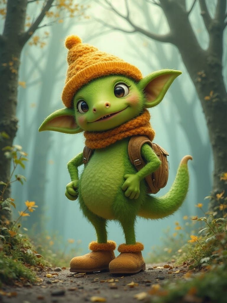 Dibble Sprout Squidge Suprareal Freestanding Grapheme Wearing Mukluks