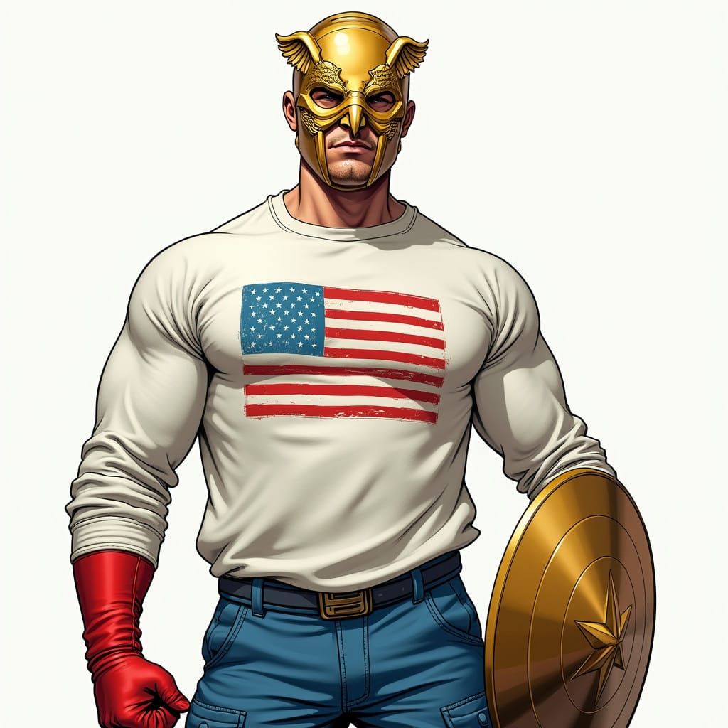 Captain Liberty II - Captain Liberty II in Comic Book Art St...