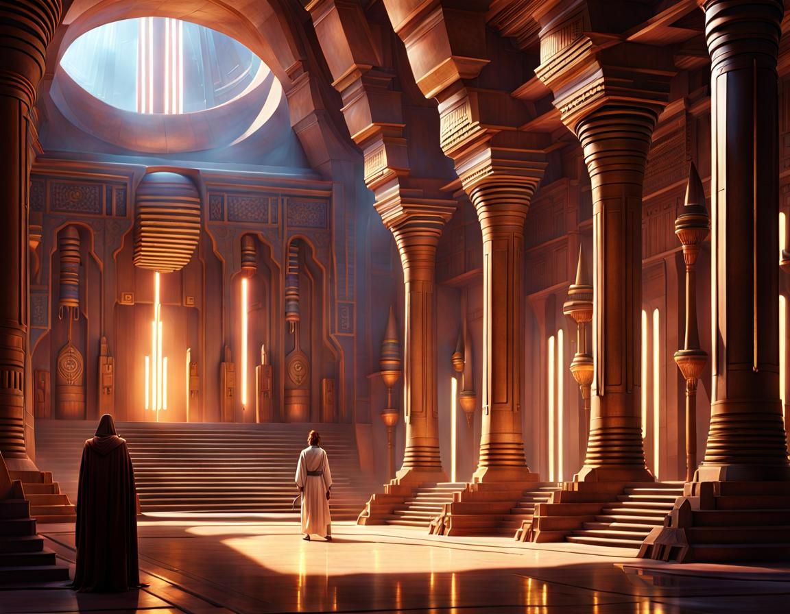 Jedi Temple 3 - AI Generated Artwork - NightCafe Creator