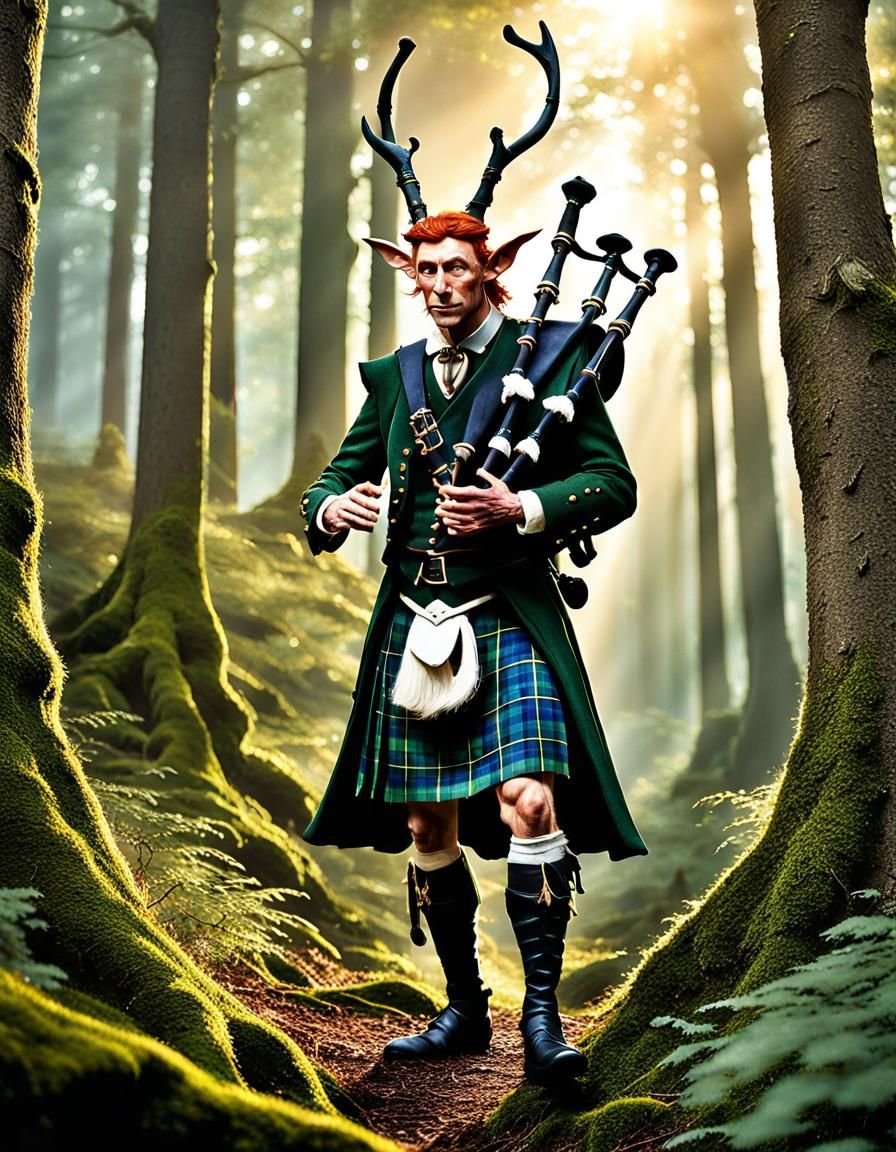 The Scottish Wood Elf - AI Generated Artwork - NightCafe Creator