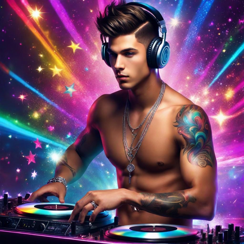 DJ - AI Generated Artwork - NightCafe Creator