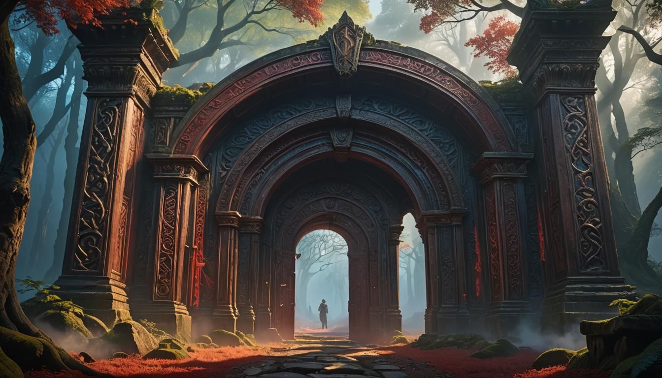 Epic Entrance - AI Generated Artwork - NightCafe Creator