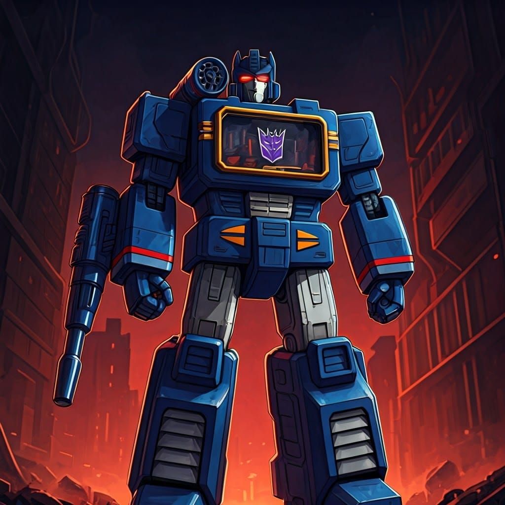 Soundwave, Decepticon Communications Officer, in G... - AI Art