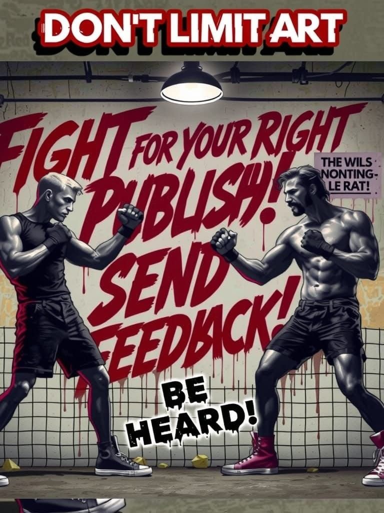 Chiseled Fighters Face Off in a Gritty, Undergroun... - AI Art