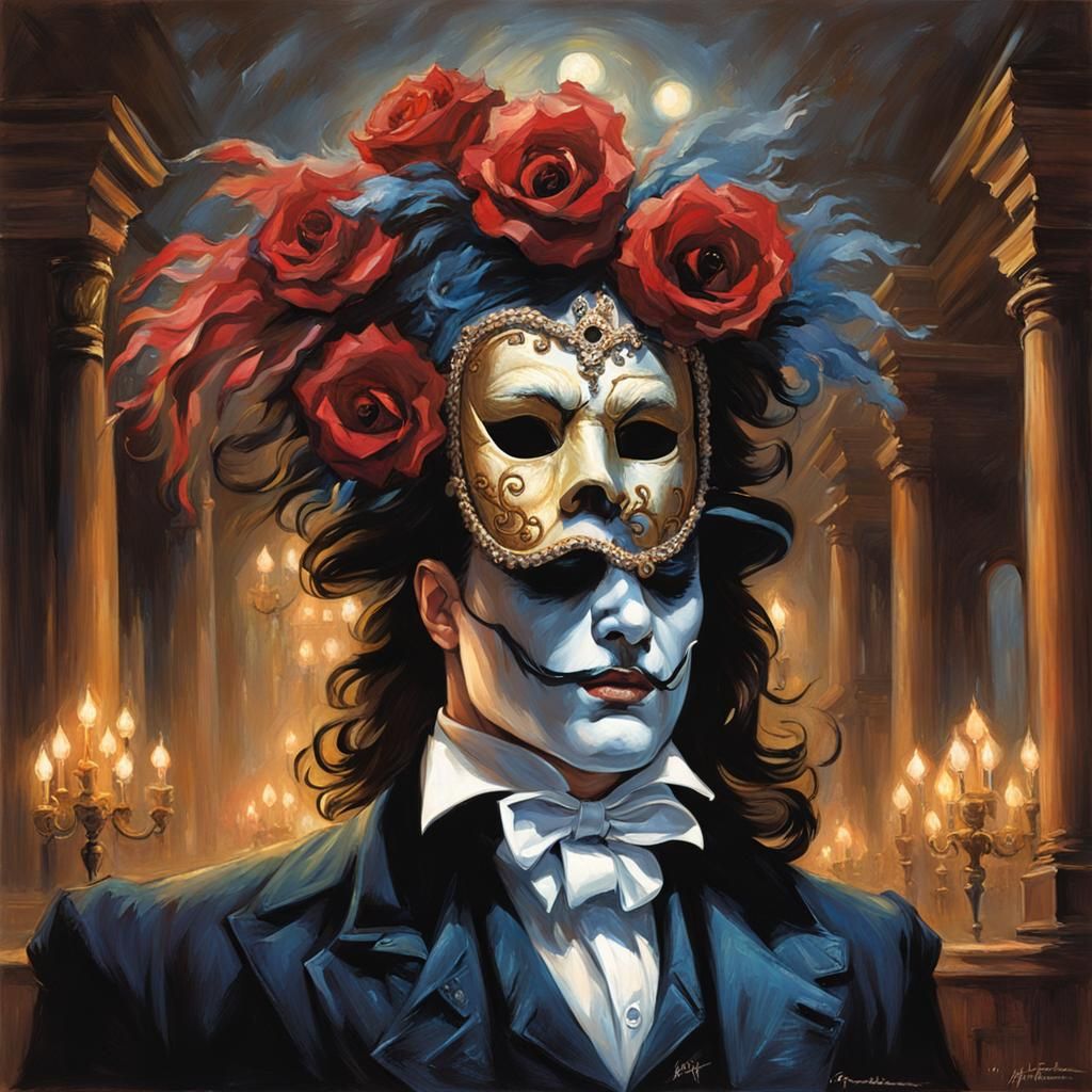 Villain's masquerade - AI Generated Artwork - NightCafe Creator