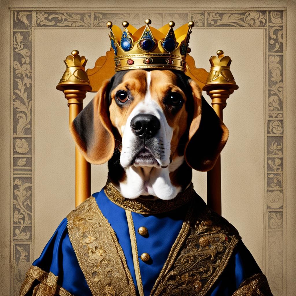 The Regal Beagle - AI Generated Artwork - NightCafe Creator