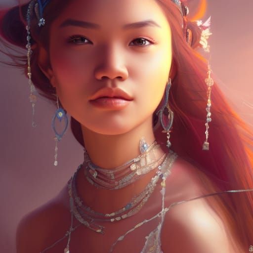 beautiful filipina women as a princess 8k - AI Generated Artwork ...