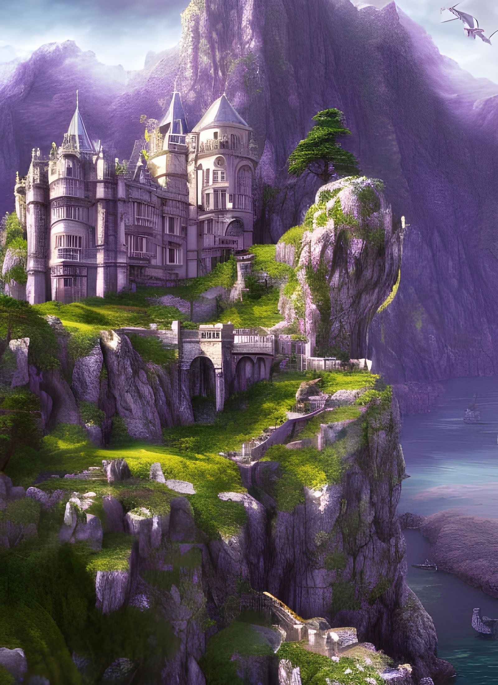 Castle 3 - AI Generated Artwork - NightCafe Creator