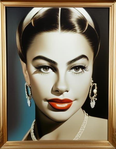 Sofia Vergara by Salvador Dali - AI Generated Artwork - NightCafe Creator
